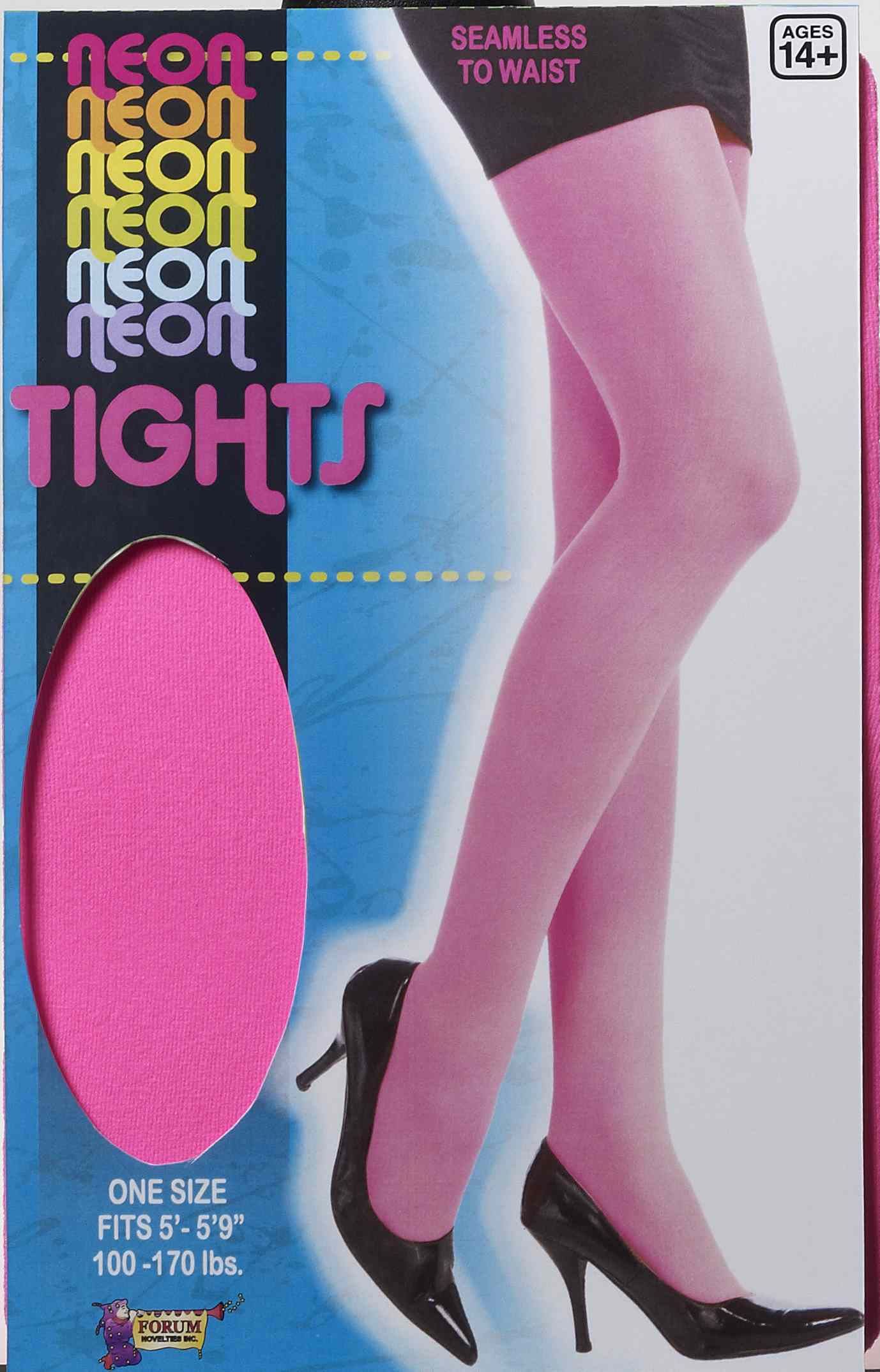 Adult Neon Tights Pink Women 699 The Costume Land