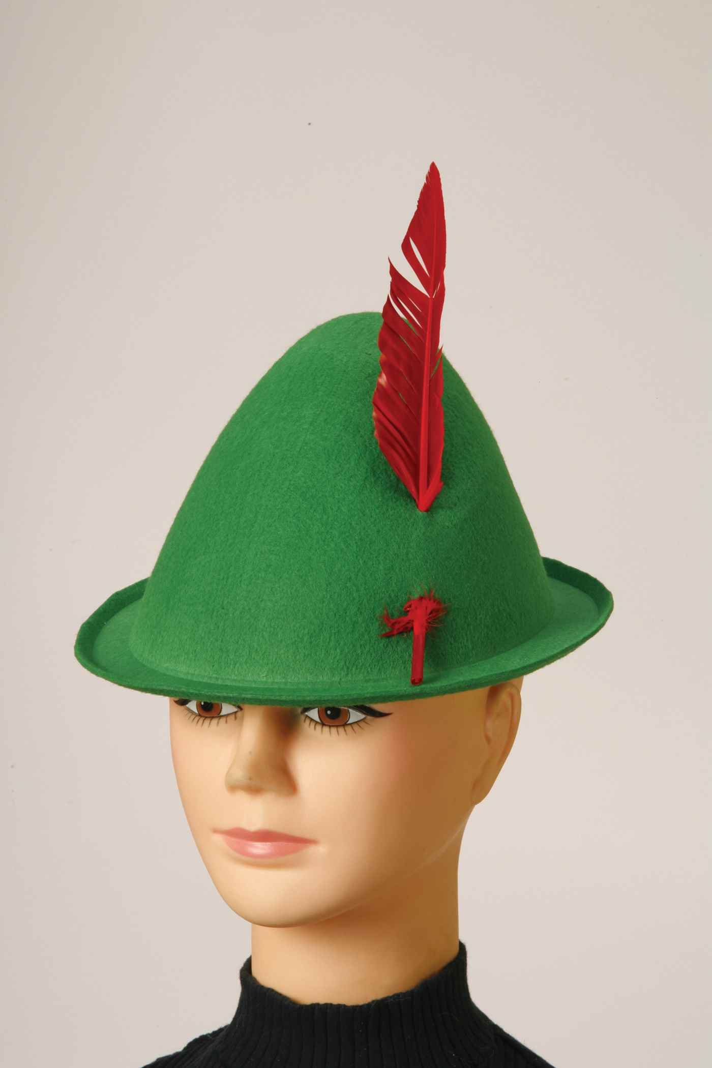 All ages Alpine Hat With Feather Green | $9.99 | The Costume Land